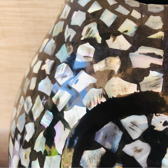 Pier 1 | Accents | Vintage Pier Black Vase Mop Inlay | Poshmark